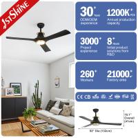 China Indoor Lighting And Air Cooling Dc Motor Led Modern 6 Speeds  Abs Ceiling Fan for sale