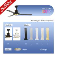China Indoor Lighting And Air Cooling Dc Motor Led Modern 6 Speeds  Abs Ceiling Fan for sale