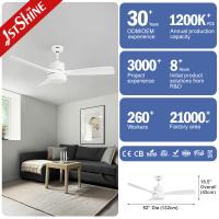 China High RPM Large Airflow Plastic Indoor Ceiling Fan Reversible DC Motor for sale