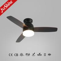China 6 Speed Remote Control Decorative Ceiling Fan , Mdf Blades Black Plastic Ceiling Fan for sale