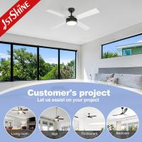 China Low Noise Remote LED Ceiling Fan With MDF Blade DC Motor Ceiling Fan for sale