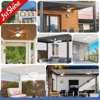 China IP42 Outdoor Ceiling Fan For Waterproof Plywood Blade Remote Control for sale
