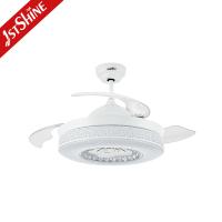 China Embedded Industrial 6 Speeds Remote Control Retractable Ceiling Fan With LED Light for sale