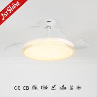 China Invisible Led Ceiling Fan With 6 Speed Control Ceiling Fan Light  For Bedroom for sale