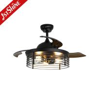 China Bladeless Farmhouse Ceiling Fan With Light Small Modern Industrial for sale