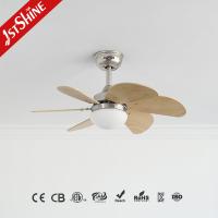 China 30 Inch Traditional Indoor LED Ceiling Fan Remote Control 6 Speed DC Motor for sale