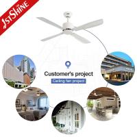 China White Air Cooling Industrial Ceiling Fan 5 Speed Choice High Air Volume for sale