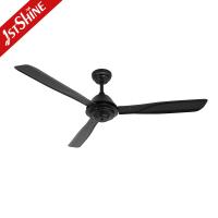 China Patio 52 Inch Industrial Metal Blade Ceiling Fan With Remote Control for sale