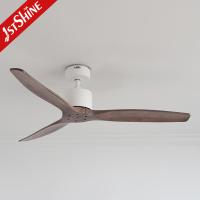 China DC Ceiling Fan With Remote Control Solid Wood Blades High-Speed for sale