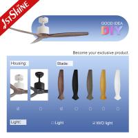China DC Ceiling Fan With Remote Control Solid Wood Blades High-Speed for sale