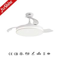 China 42 Inch Invisible Ceiling Fan with Starry Light and DC Motor for Quiet Efficient Cooling for sale