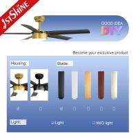 China 52 Inches Plastic Ceiling Fan with 6 Speed Remote Control and 10 Years Warranty for sale