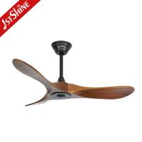 China 42 Inch Low Noise DC Motor Solid Wood Ceiling Fan with Remote Control for sale