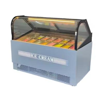 China Ice Cream Freezing Display Cabinet Ice Cream Cabinet Refrigerated Desserts Fresh-keeping Popsicles Refrigeration Equipment for sale
