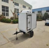 China Electric Cargo Mini Cold Room Tricycle with Trailer New Energy Vehicle for Frozen Food & Keep Warm Storage for sale