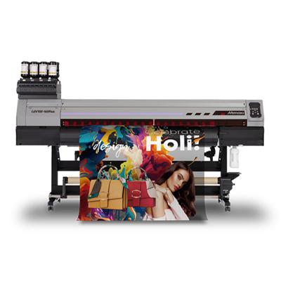 China 1620mm Mimaki UJV100-160 Plus Roll To Roll LED UV Printer 1200dpi Wide Format Inkjet Printer for sale