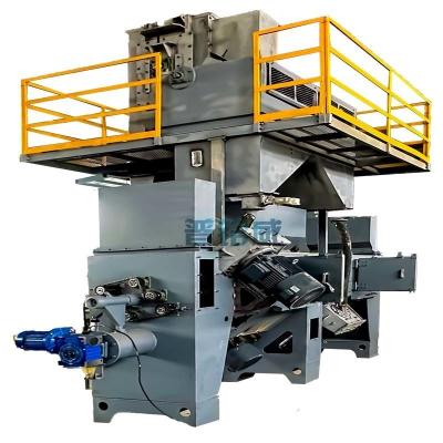 China Online Wire Rod Coils Hot Blasting Machine for Continuous Rust Removal Level S2.5-3.0 for sale