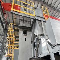 China Online Wire Rod Coils Hot Blasting Machine for Continuous Rust Removal Level S2.5-3.0 for sale