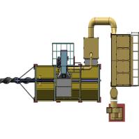 China Fully Automatic Wire Rod Coil Shot Blasting Machine for Fastener Industry Productions for sale