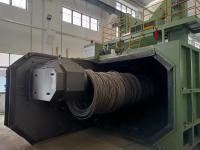 China Shot Blasting Machine PMW-4350 for Round Wire Rod Customization in Screw Industry for sale