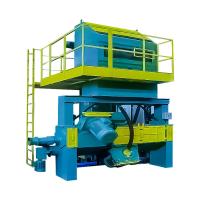 China Online Electric Wire Rod Shot Blasting Machine with 37/30/22 Kw/Piece Impeller Power for sale