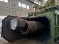 China Wire Shot Blasting Machine for Prestressed Steel Strand Industry 6m x 5m 50T Capacity for sale