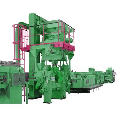 China 37/30/22 Kw/Piece Online Wire Rod Shot Blasting Machine for Wire and Bar Descaling for sale