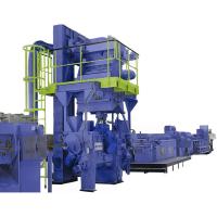China 37/30/22 Kw/Piece Online Wire Rod Shot Blasting Machine for Wire and Bar Descaling for sale