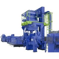 China 37/30/22 Kw/Piece Online Wire Rod Shot Blasting Machine for Wire and Bar Descaling for sale