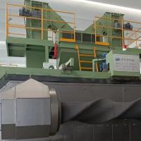 China 40-20RMB Double Position Turnover Door Wire Rod Shot Blasting Machine for Rust Removal for sale