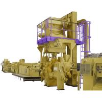China 37/30/22 Kw/Piece Online Wire Rod Shot Blasting Machine for Wire and Bar Descaling for sale