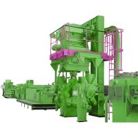 China 37/30/22 Kw/Piece Online Wire Rod Shot Blasting Machine for Wire and Bar Descaling for sale