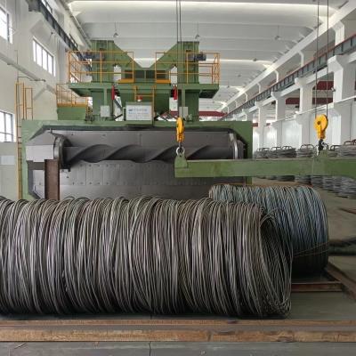 China Customizable Wire Rod Shot Blasting Machine for Galvanized Steel Wire 6m x 5m Size for sale