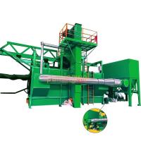 China High Cleanliness Single Station Wire Rod Coil Shot Blasting Machine With Automatic Control for sale