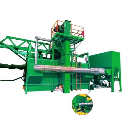 China High Cleanliness Single Station Wire Rod Coil Shot Blasting Machine With Automatic Control for sale