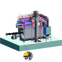 China Energy- Single Station Wire Coil Shot Blasting Machine for Low Strength Labor Intensity for sale