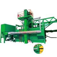 China 6m Continuous Wire Rod Shot Blasting Machine for Single Mandrel Customizable Design for sale