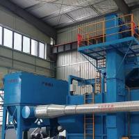 China Customizable Hanging Retractable Wire Rod Shot Blasting Machine with Exclusive Patent for sale