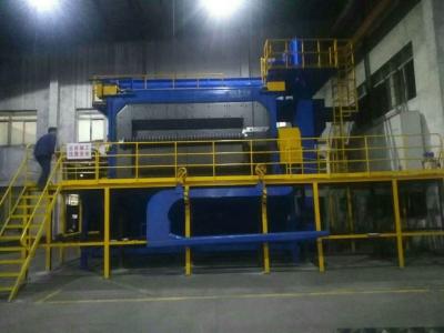 China 80 Tons Six Meters Height Disc Shot Blasting Machine High Capacity Steel Industry for sale