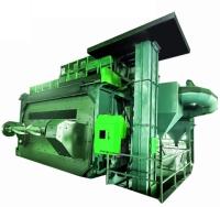 China Stainless Steel Wire Rod Coil Shot Blasting Machine Artificial Control Horizontal Layout for sale