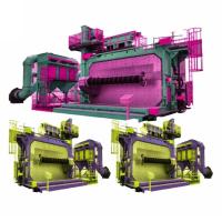 China Stainless Steel Wire Rod Coil Shot Blasting Machine Artificial Control Horizontal Layout for sale