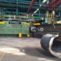 China Stainless Steel Round Wire Shot Blasting Equipment with Equipment Size 16.8*12.4*5.8m for sale