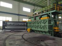 China PMW5300 Swing Door Wire Rod Shot Blasting Sand Blasting Machine Equipment 16.8x12.4x5.8m for sale