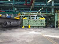 China PMW5300 Swing Door Wire Rod Shot Blasting Sand Blasting Machine Equipment 16.8x12.4x5.8m for sale