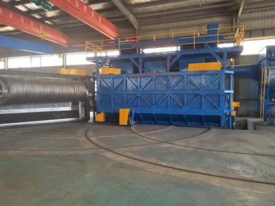 China Electric Fastener Rust Removal Wire Shot Blasting Machine for Remote Control Operation for sale
