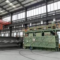 China Horizontal Door Type Shot Blasting Machine PMW5300 for Non-Toxic Surface Treatment for sale