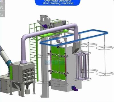 China Conveyor Shot Blasting Machine Catenary-Through Abrator with After-sales Service for sale