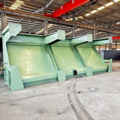 China High Cleanliness Green Dual Station Round Wire Shot Blasting Machine Customizable Colour for sale