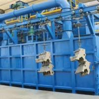 China Special Hook Shot Blasting Machine for Auto Parts Industry Remote Control Convenience for sale