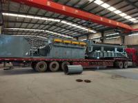 China Wire Rod Double-Position Turnover Door Peening Machine with Rust Cleaning Equipment for sale
